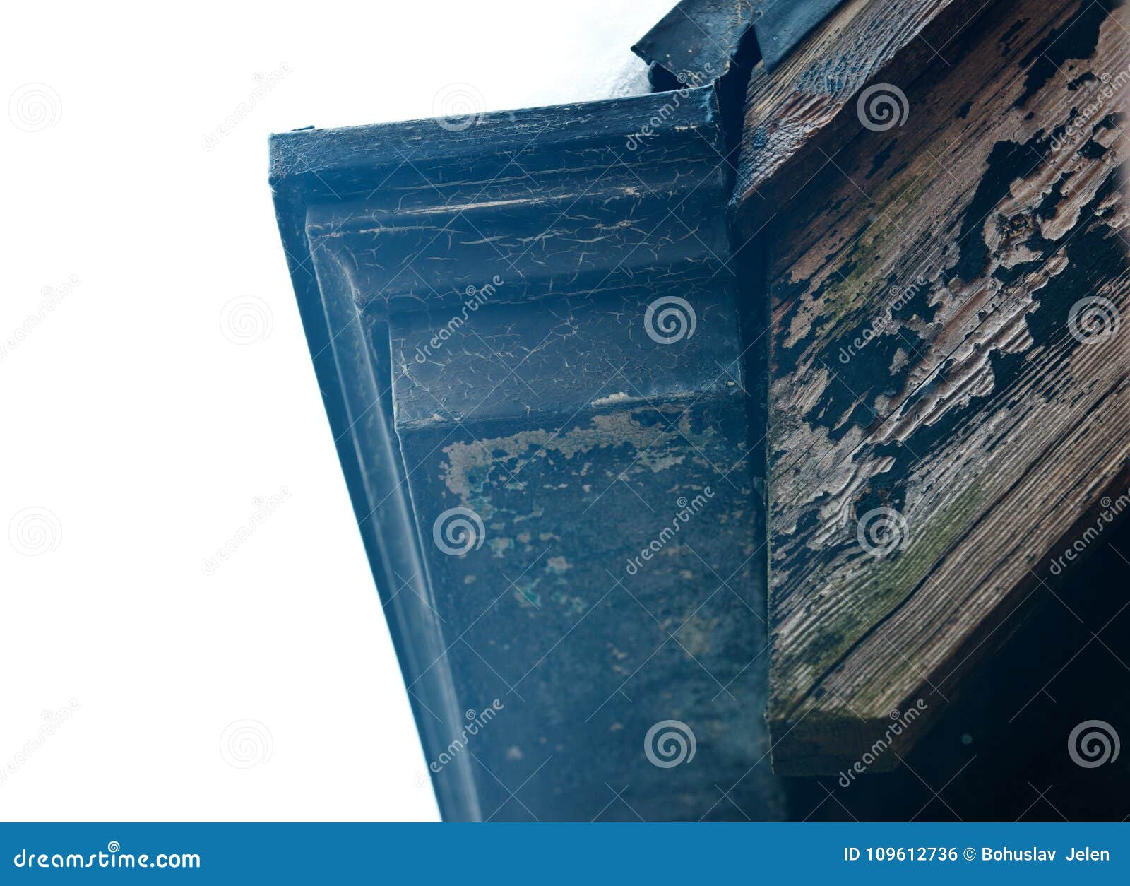 A Rain Gutter or Surface Water Collection Channel Stock Photo - Image ...