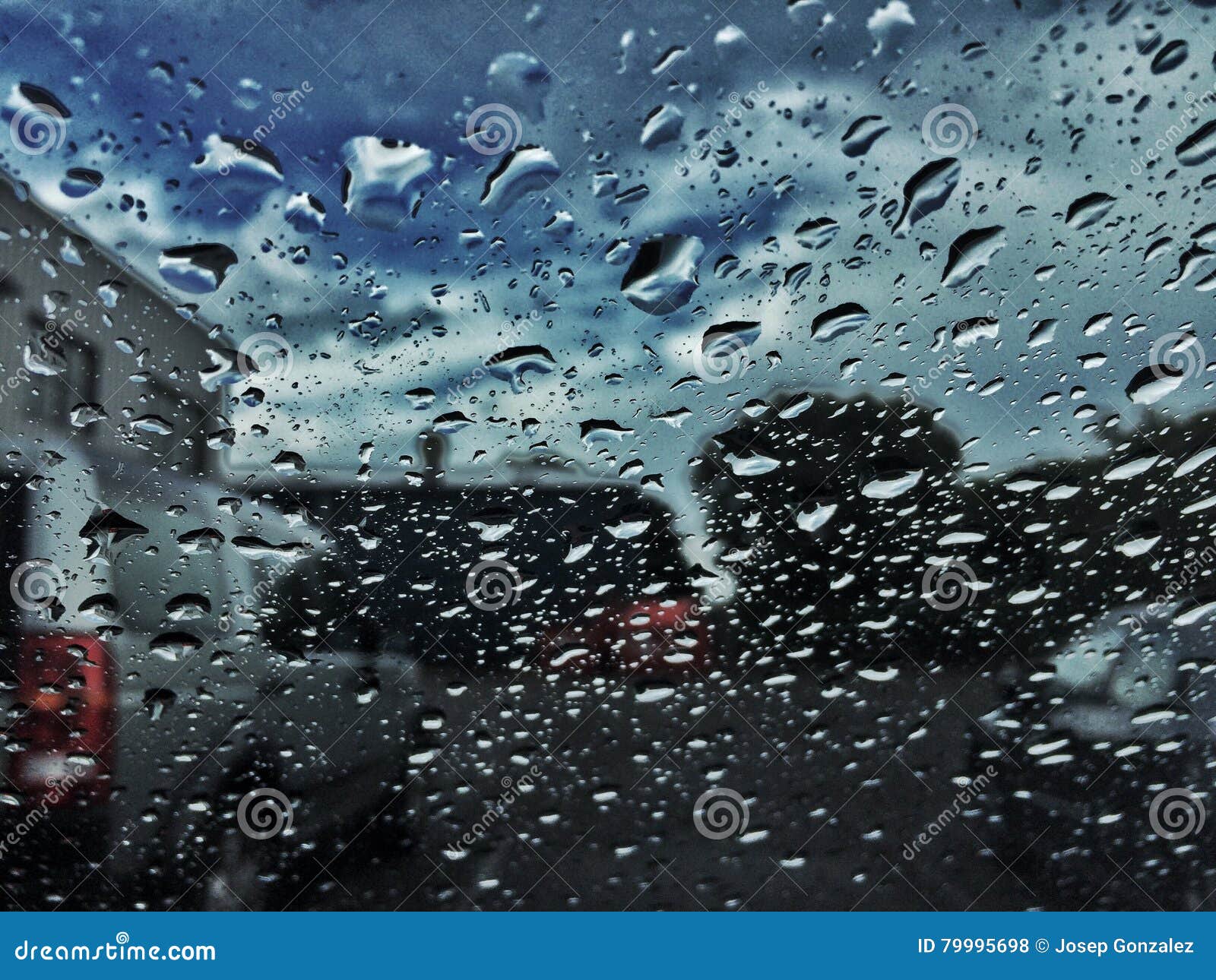 Rain Hope Water Drops Window Stock Photo - Image of blue, water: 79995698