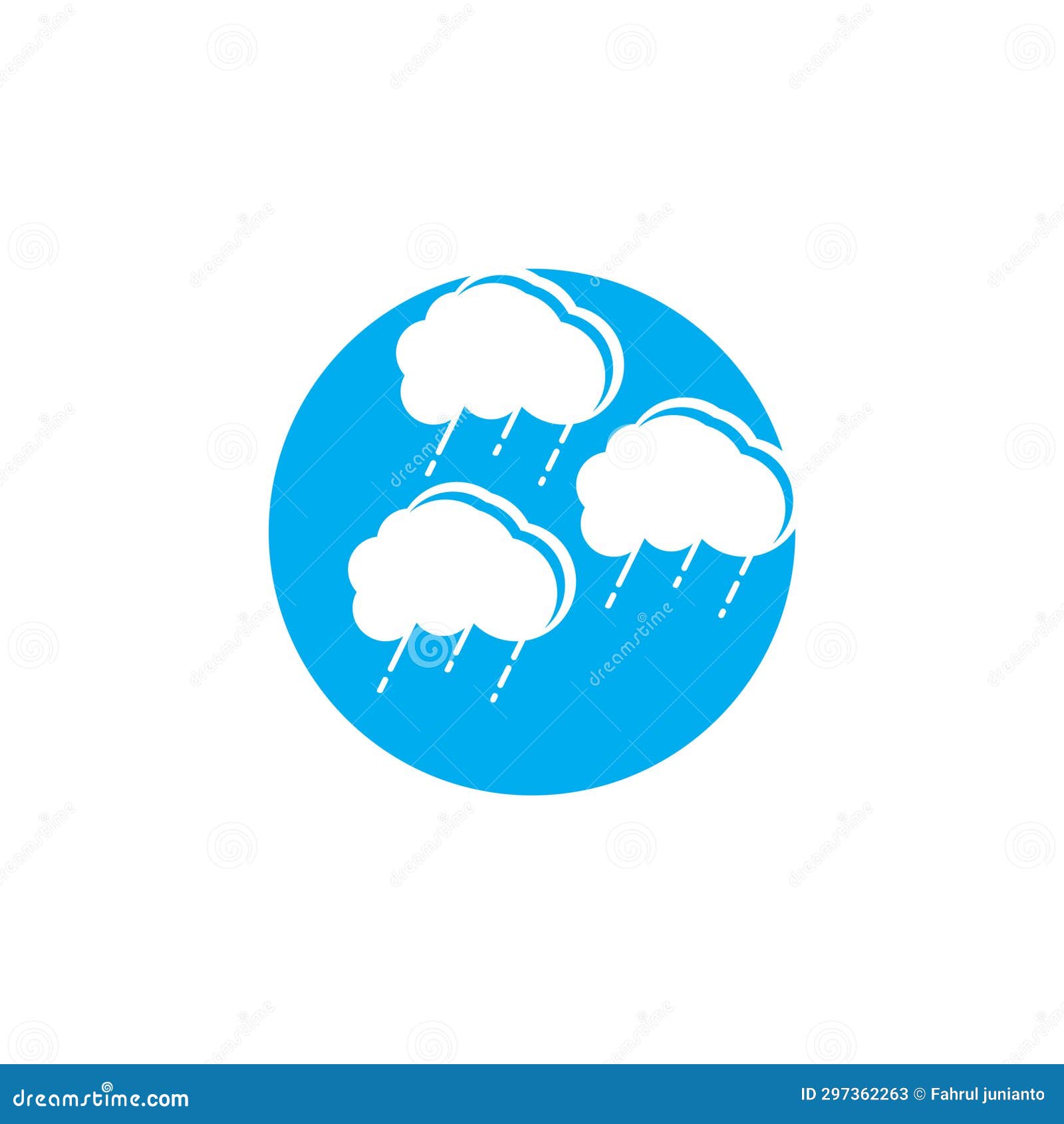 Rain Icon and Symbol Vector Template Illustration Stock Illustration ...