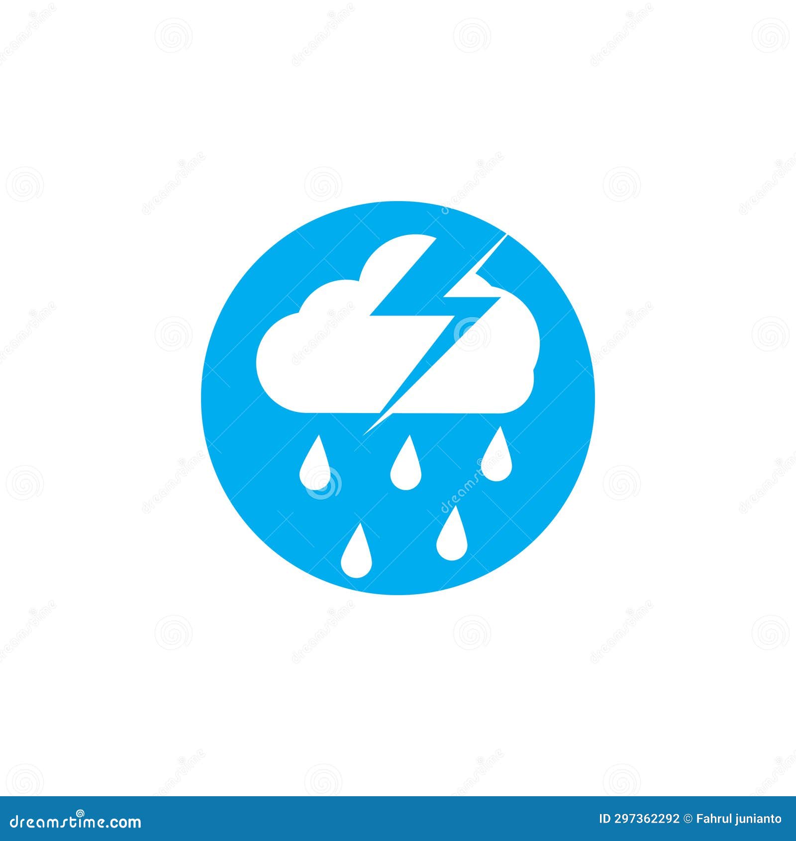 Rain Icon and Symbol Vector Template Illustration Stock Illustration ...