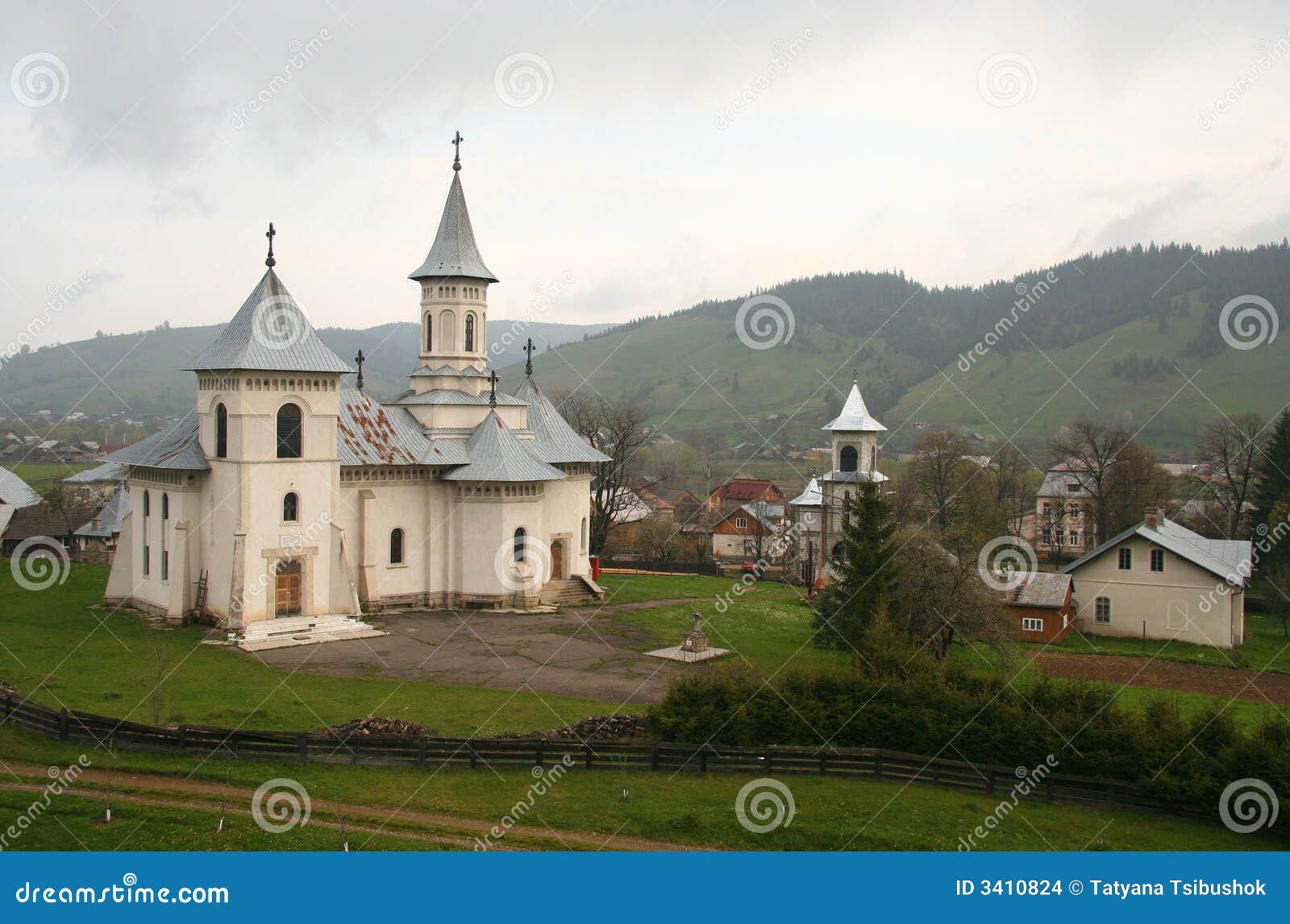 Rain in the monastery stock photo. Image of nature, famous - 3410824