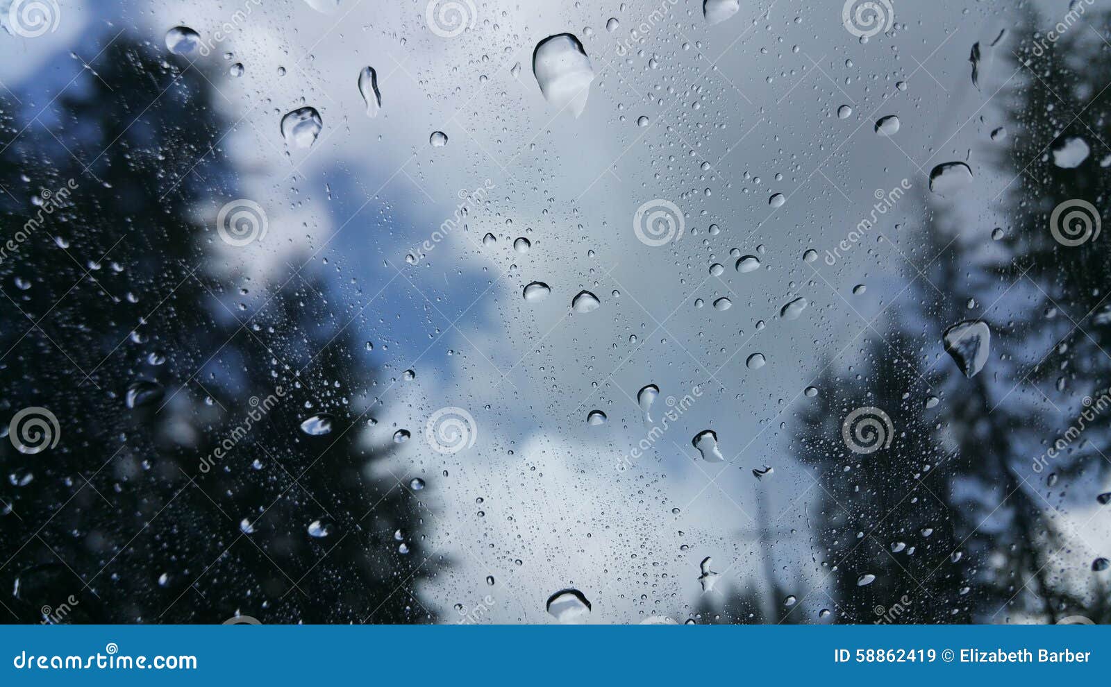 Rain on the Move stock image. Image of storm, windshield - 58862419