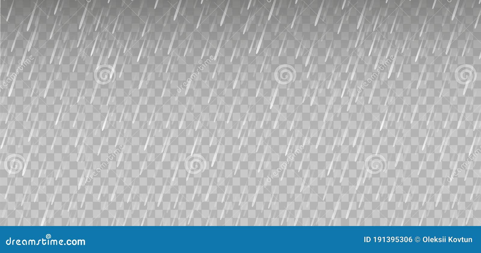 Rain. Overlay Isolated on Background. Rain Drops Stock Vector ...