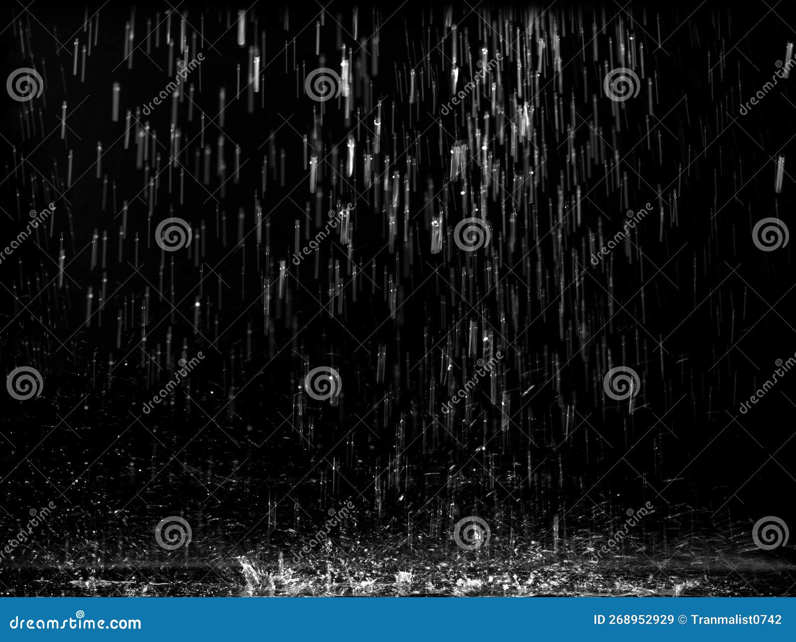 Rain Overlay Texture. Rain Fall Overlay Background Stock Illustration ...
