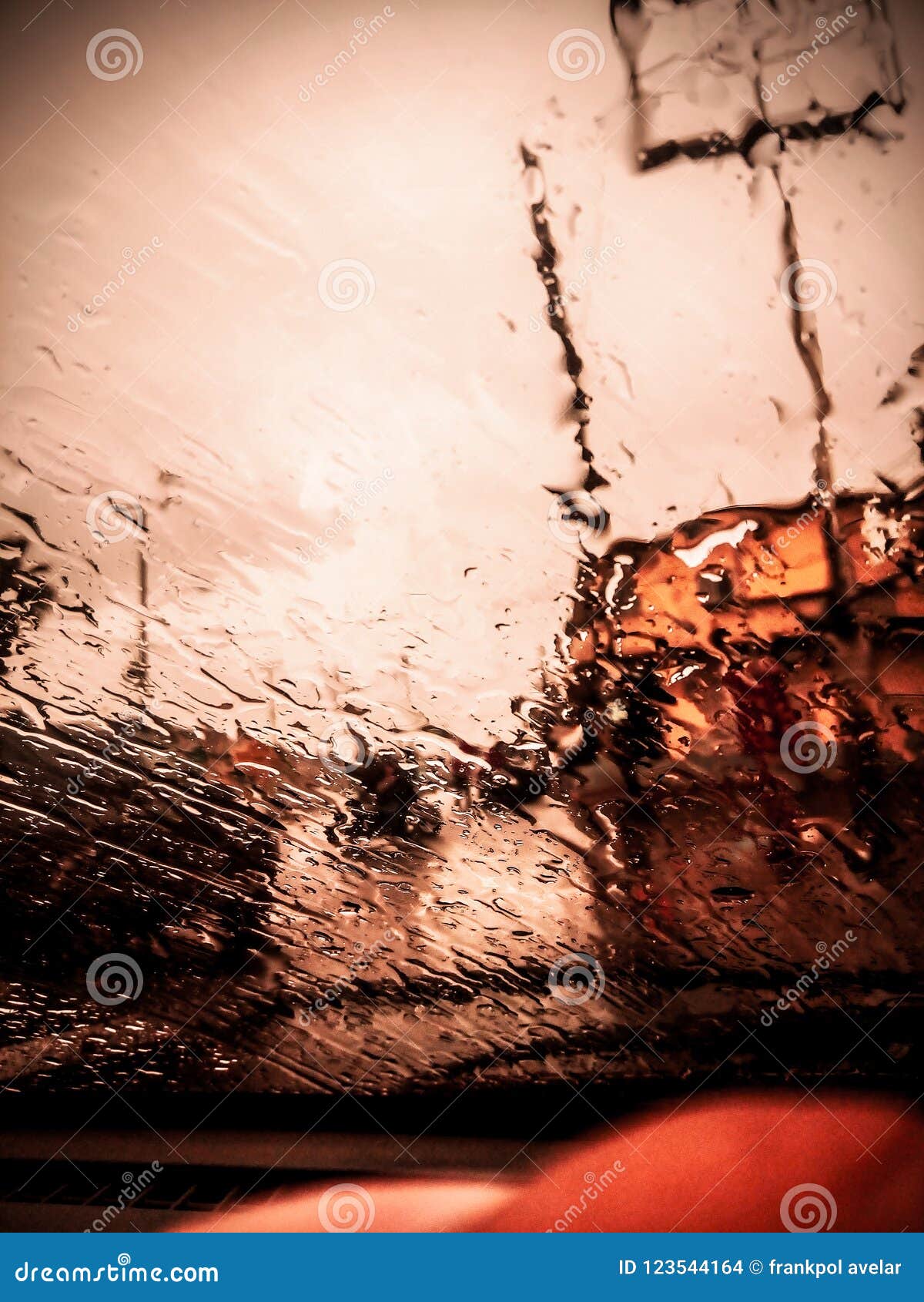The rain stock photo. Image of rain, inside, atardecer - 123544164
