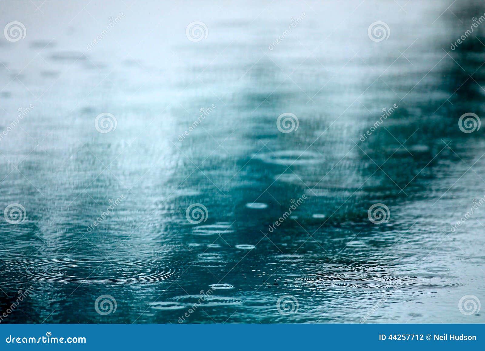 Rain on Pool stock photo. Image of water, pool, foucus - 44257712