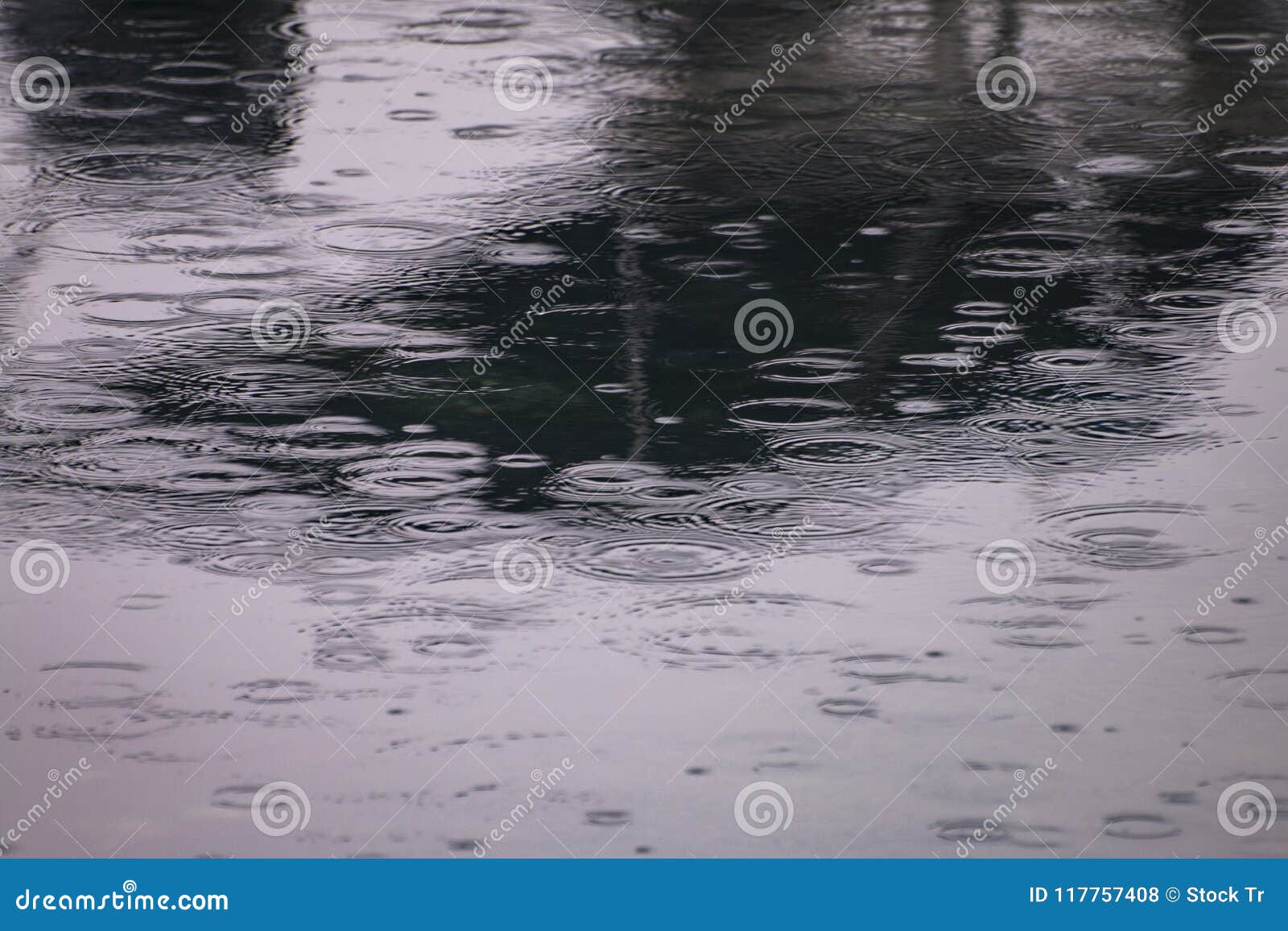 It`s raining on the lake stock photo. Image of aqua - 117757408