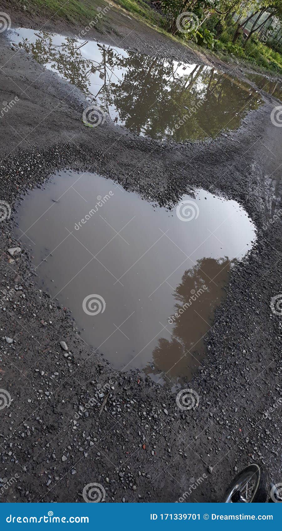 After rain stock image. Image of water, puddle, rain - 171339701