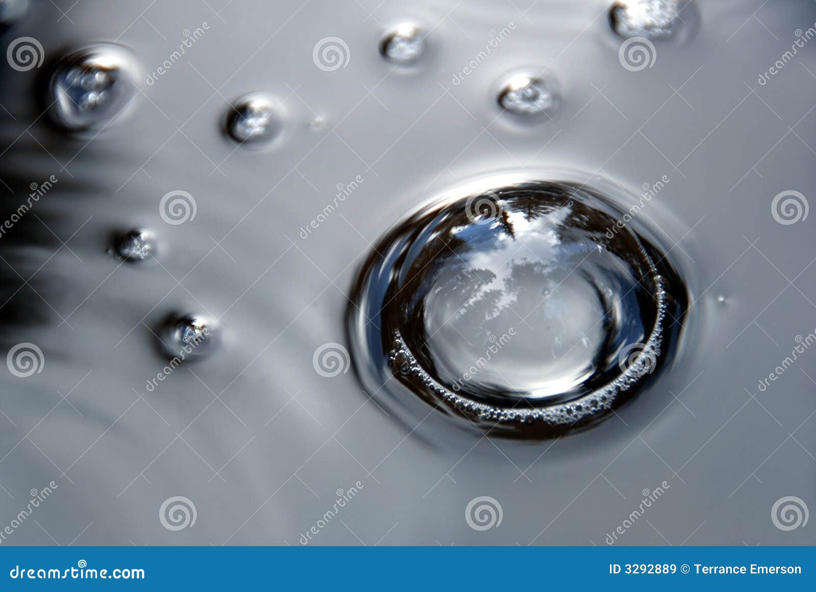 Rain Puddle Bubbles stock image. Image of background, bubbles - 3292889