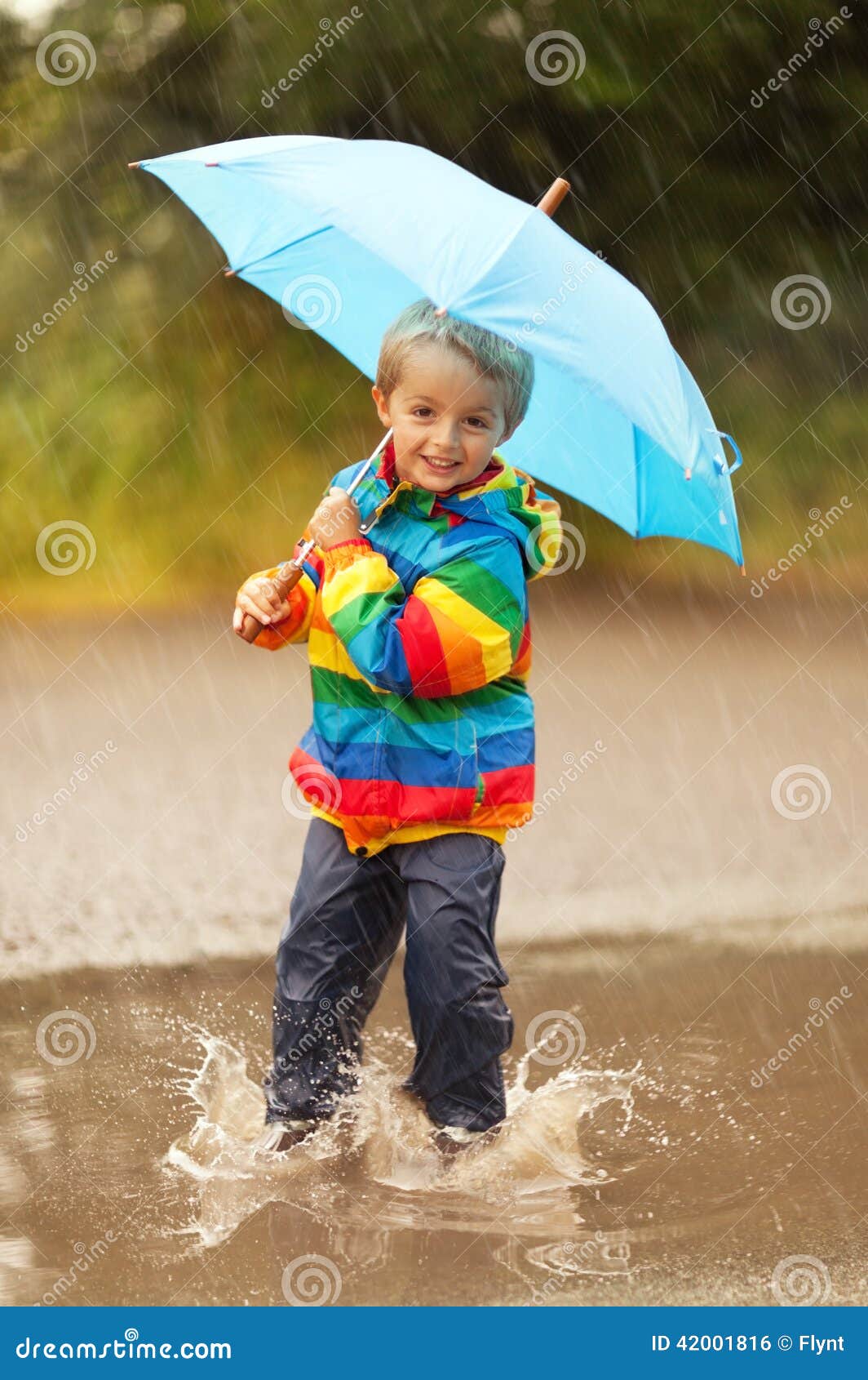 Rain Puddles Stock Photo - Image: 42001816