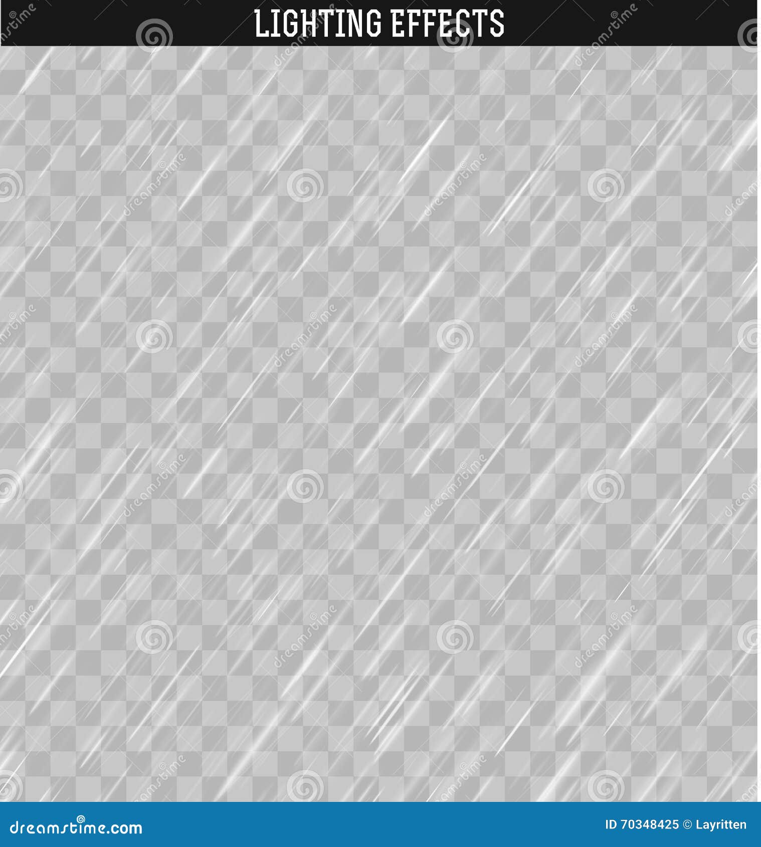 Rain Realistic Effect. Rains and Snow Realistic. Stock Vector ...