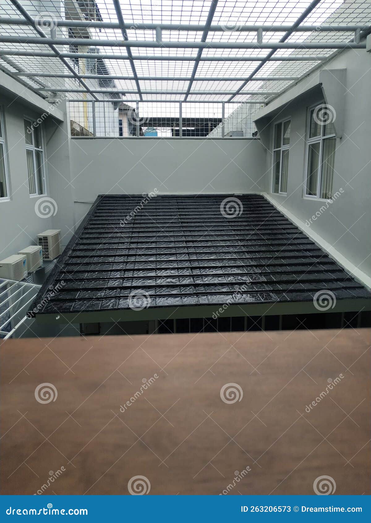 Rain Rooftop stock image. Image of peace, place, rain - 263206573