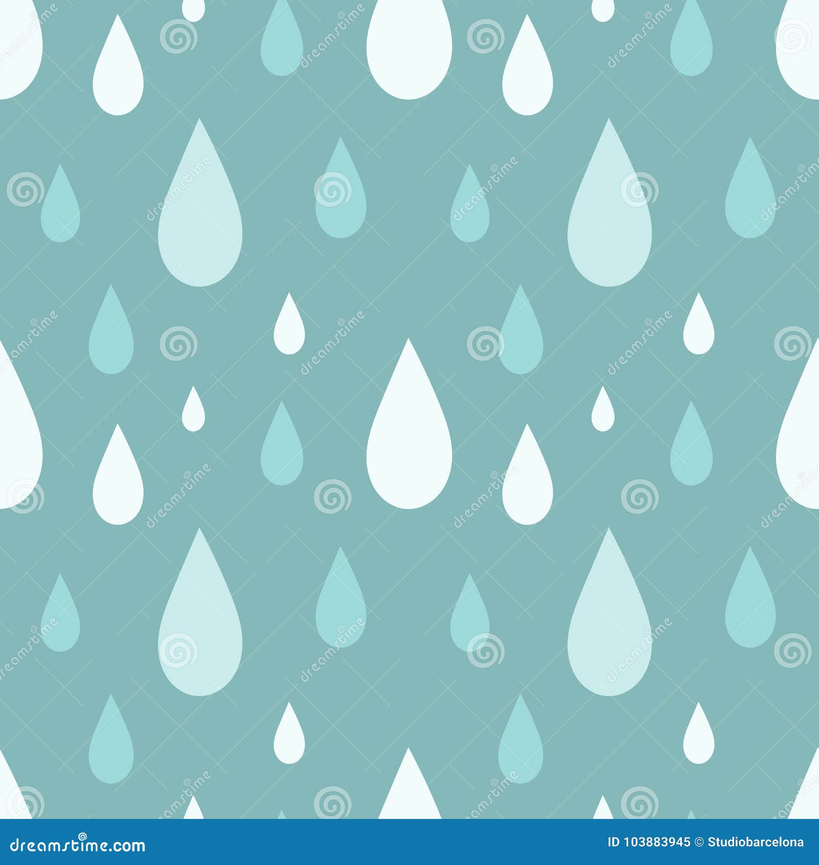 Rain seamless pattern stock vector. Illustration of repeating - 103883945