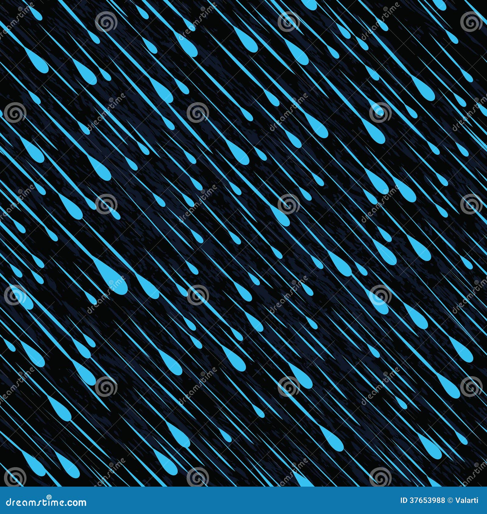 Rain Seamless Vector Illustration Stock Vector - Illustration of ...