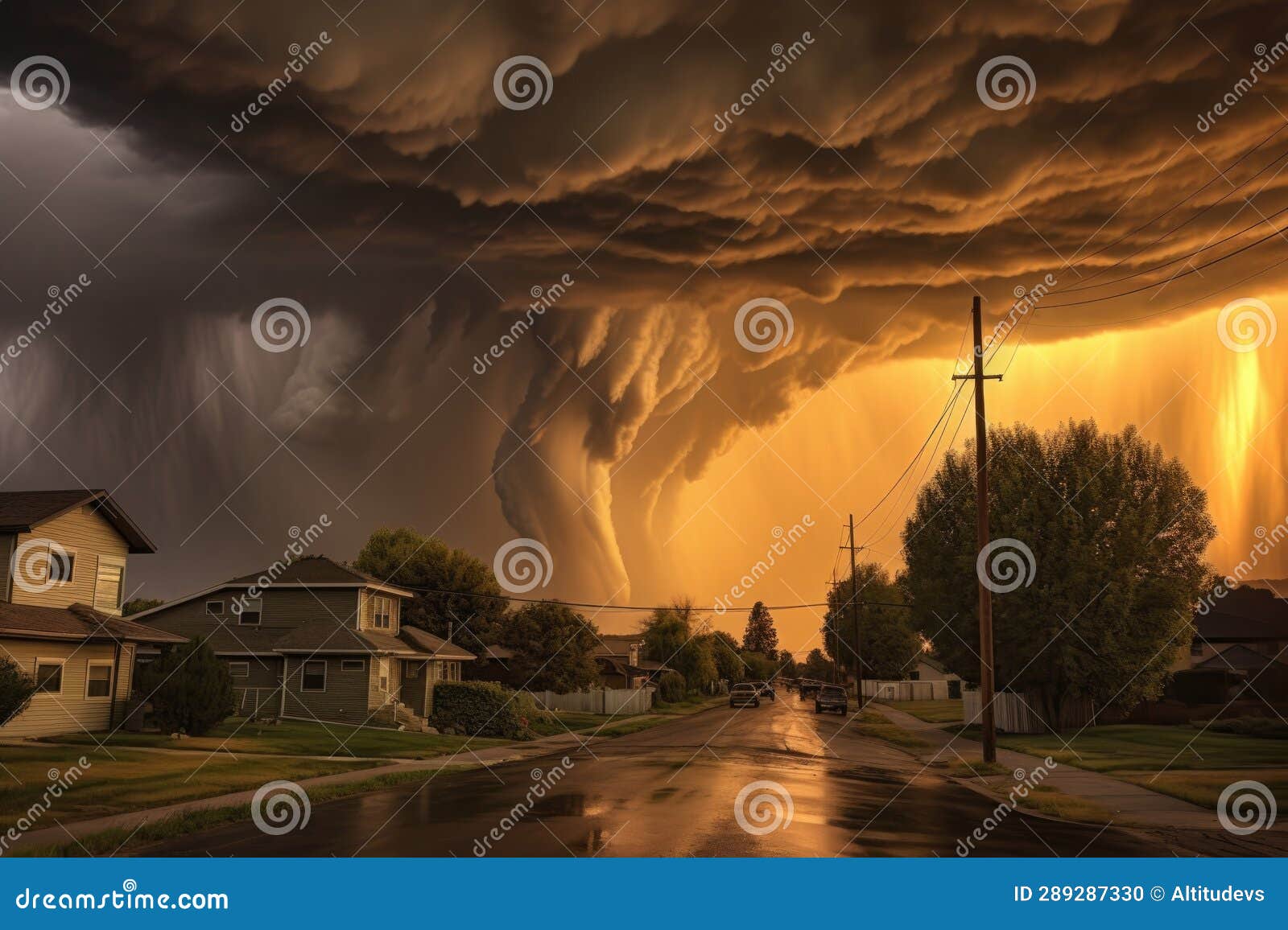 Rain Shafts Falling from the Storms Core Stock Photo - Image of storm ...