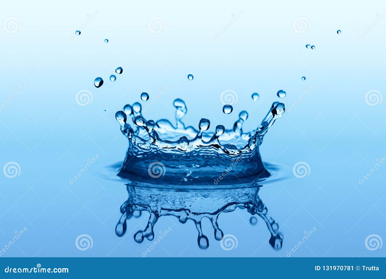 Rain Splash with Small Drops of Water Stock Image - Image of background ...