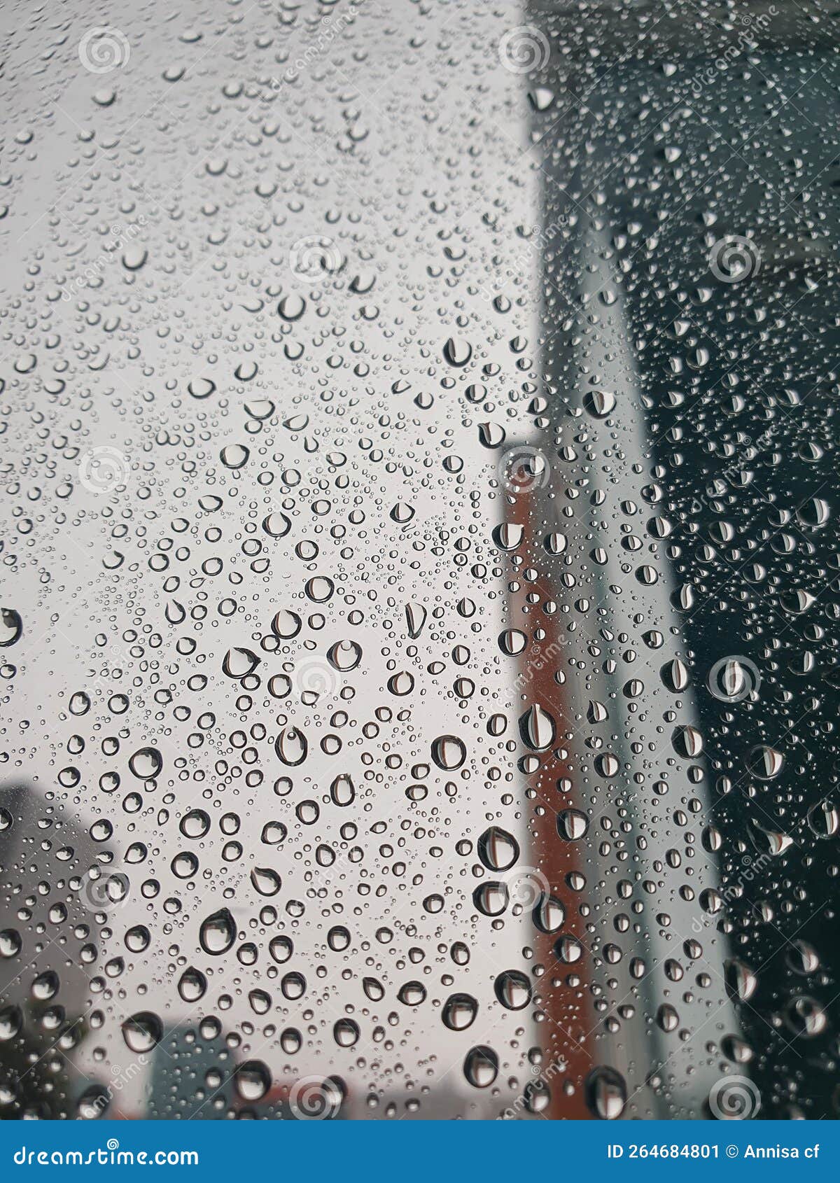 Rain Splashes on the Window Stock Image - Image of splashes, water ...