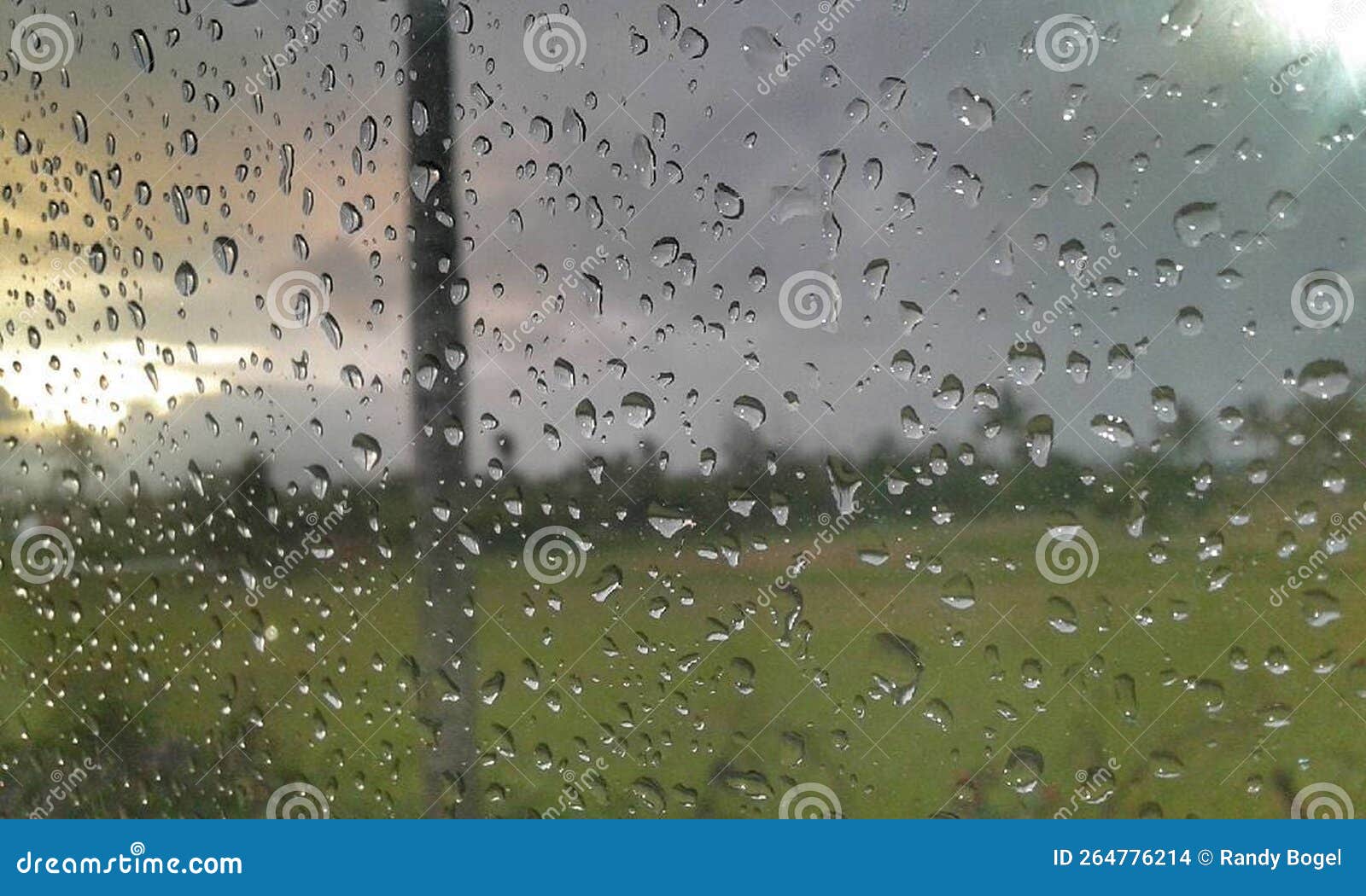 Rain Spot Under the Sunlight at the Car Window Stock Photo - Image of ...