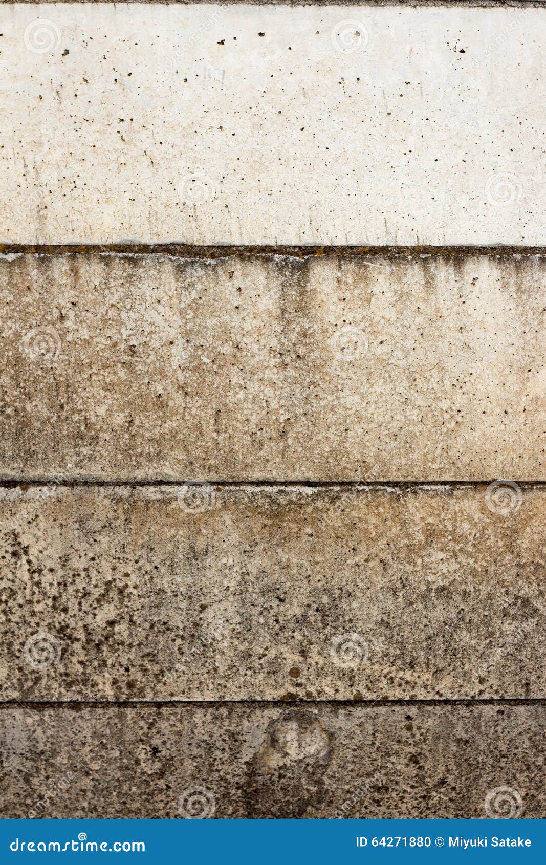 Rain stained concrete wall stock photo. Image of building - 64271880
