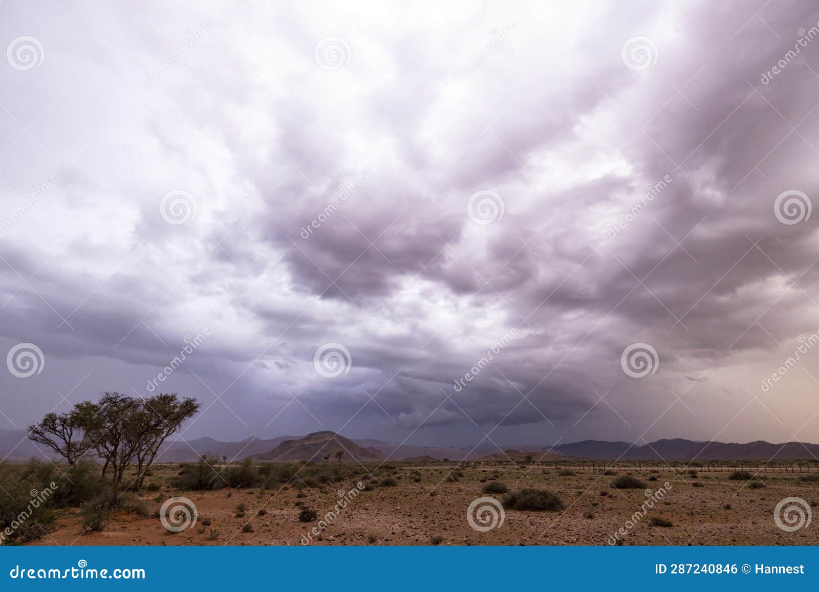 Rain Start To Fall on the Mountain Stock Photo - Image of dust ...