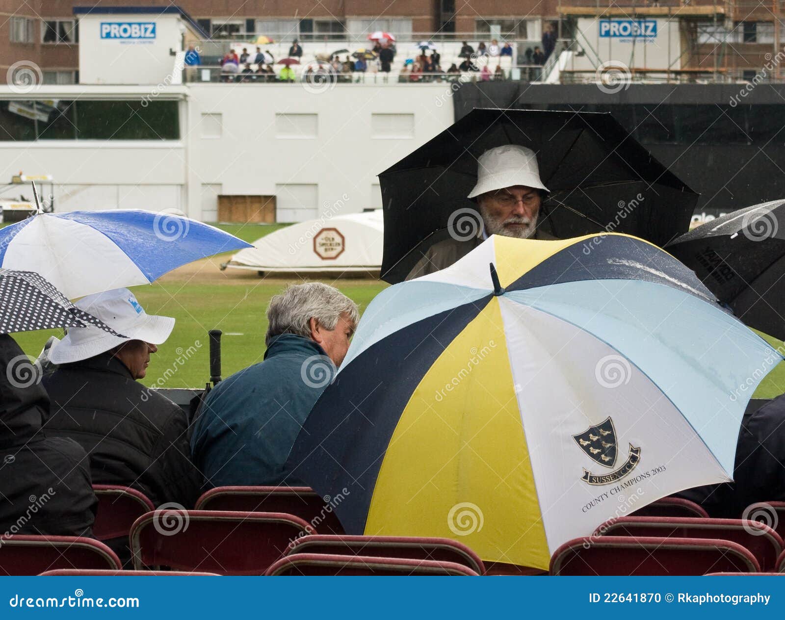 Rain Stopped play editorial image. Image of spectator - 22641870