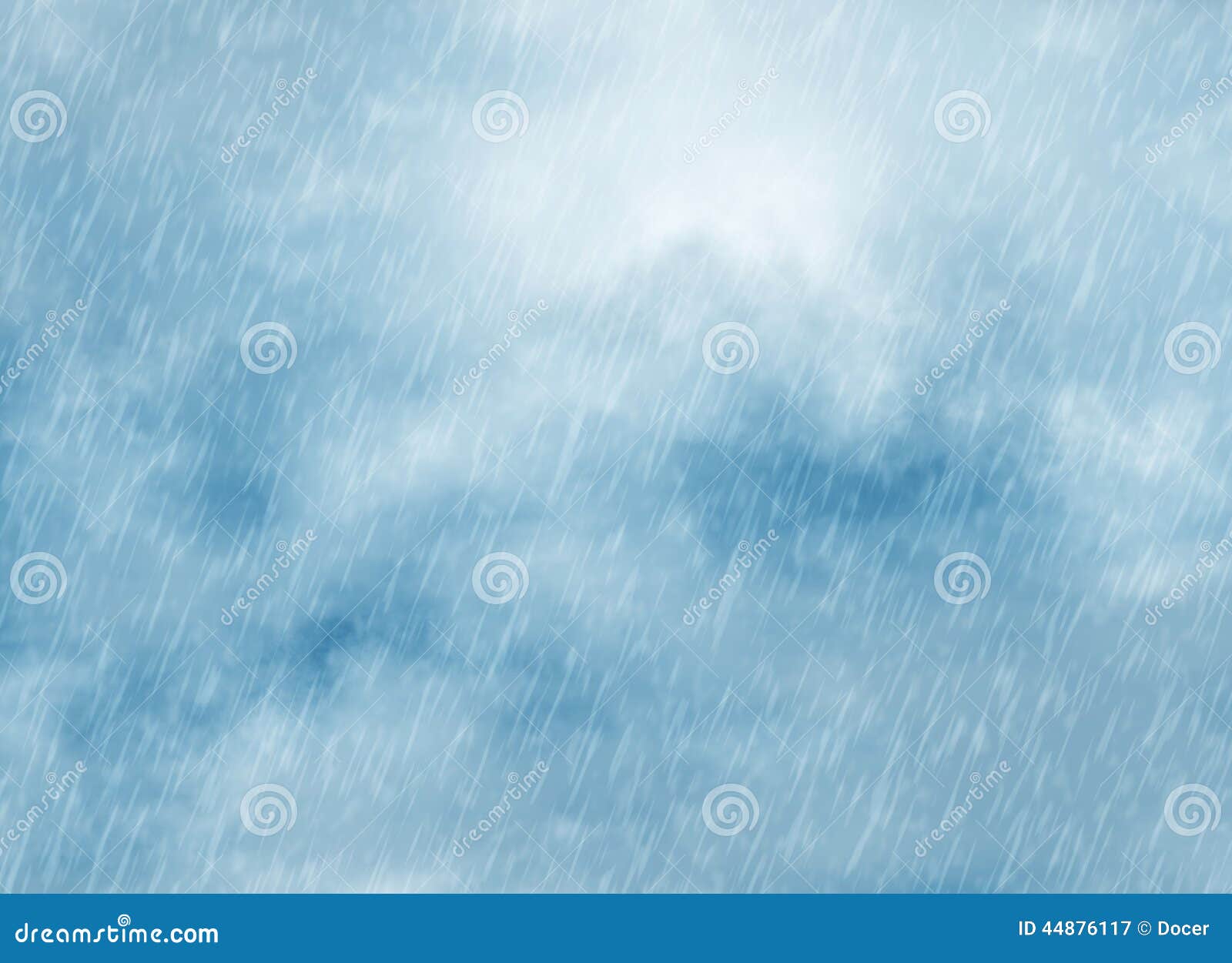 Rain Storm Backgrounds in Cloudy Weather Stock Illustration ...