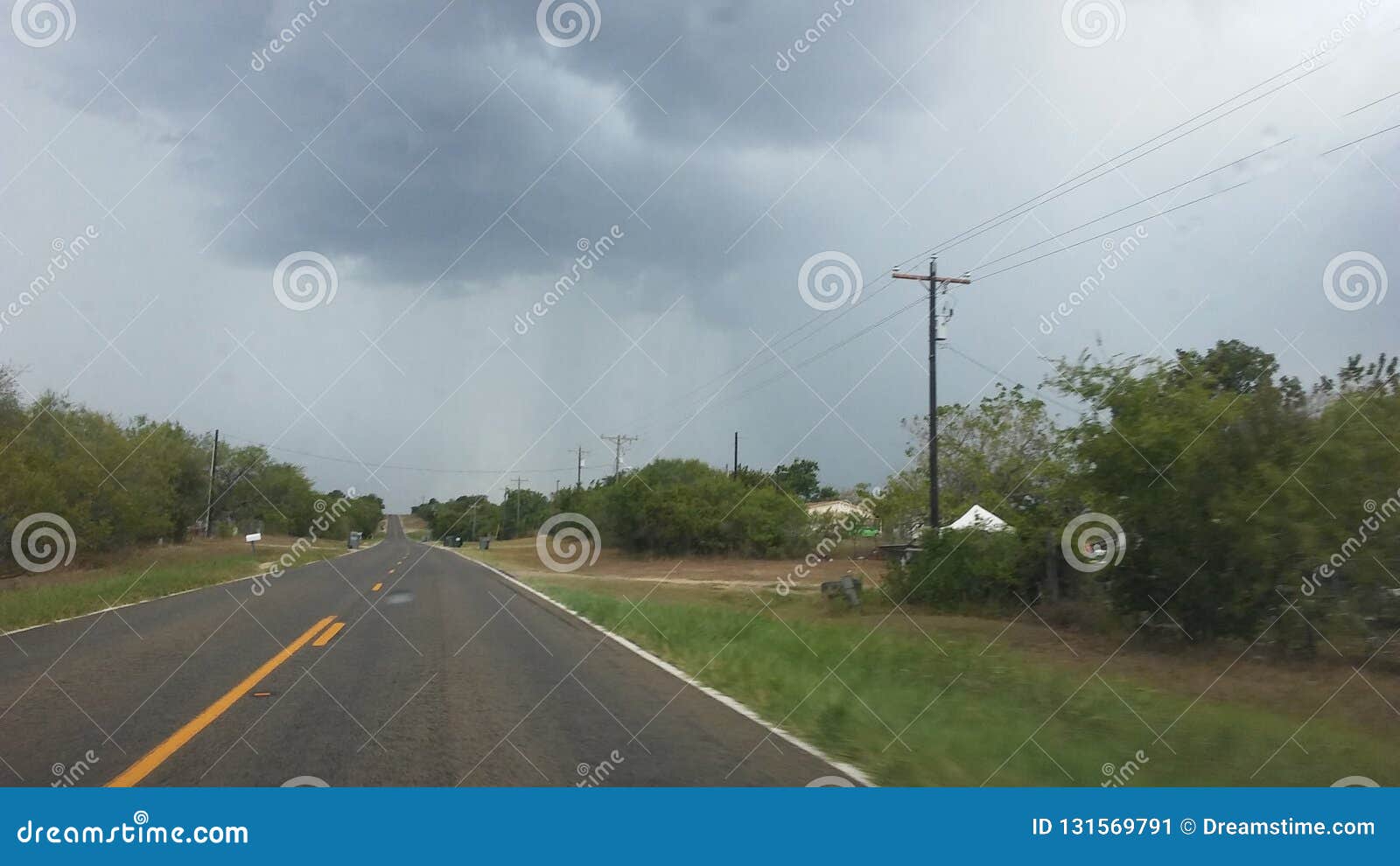 Rain Storm stock image. Image of falling, storm, distance - 131569791