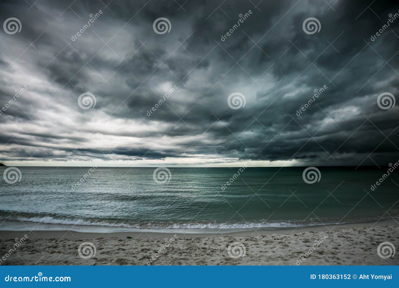 Rain Storms are Happening at Sea,Thailand Stock Photo - Image of cloud ...