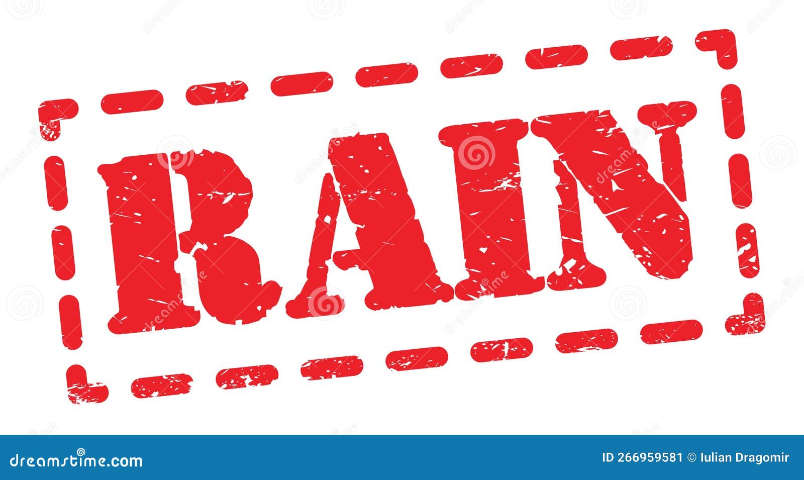 RAIN Text Written on Red Stamp Sign Stock Illustration - Illustration ...
