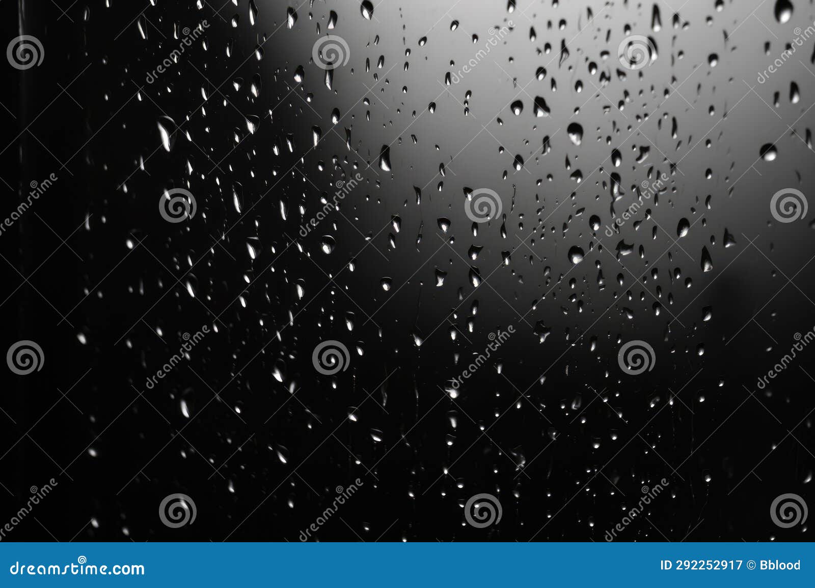 Rain Texture Overlay Effect on Black Background, Realistic Rainfall ...