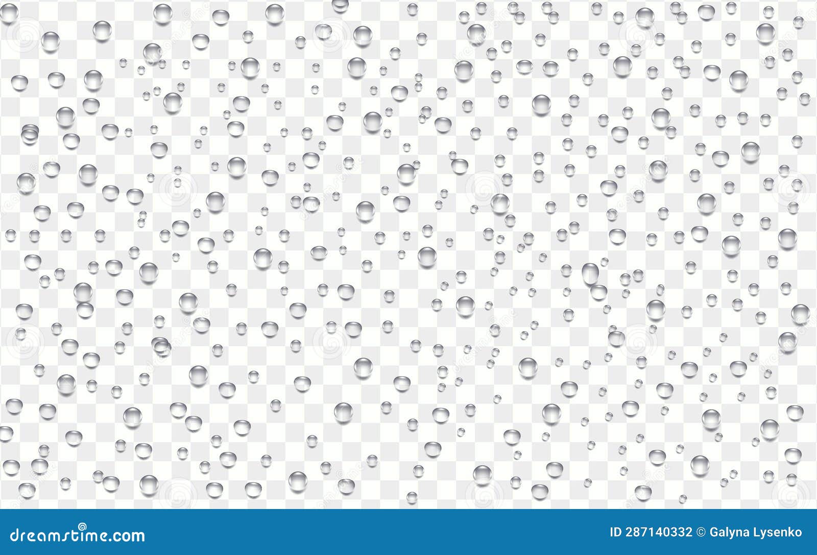 Rain Transparent Drops Flow Down the Glass.Realistic Wet Condensation ...