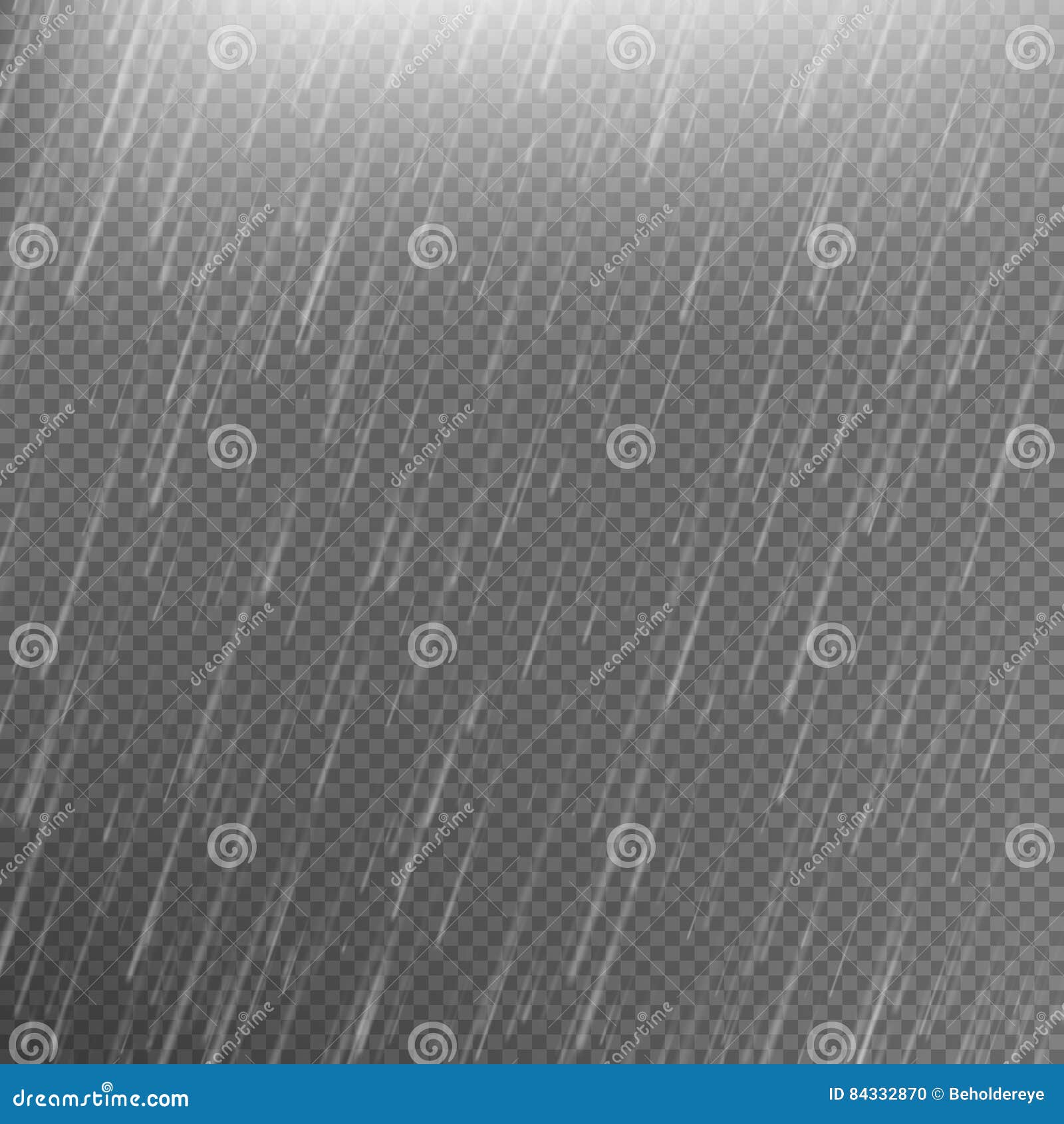Rain Transparent Template Background. EPS 10 Stock Vector ...