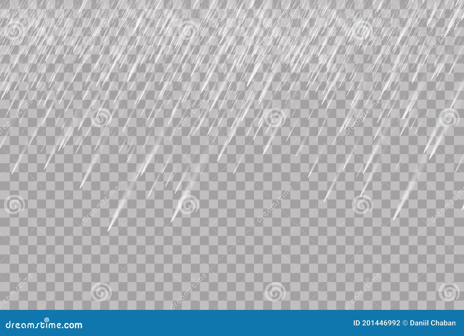 Rain Transparent Template Background. Falling Water Drops Texture ...