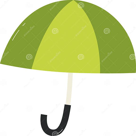 Rain Umbrella Cartoon stock illustration. Illustration of design ...
