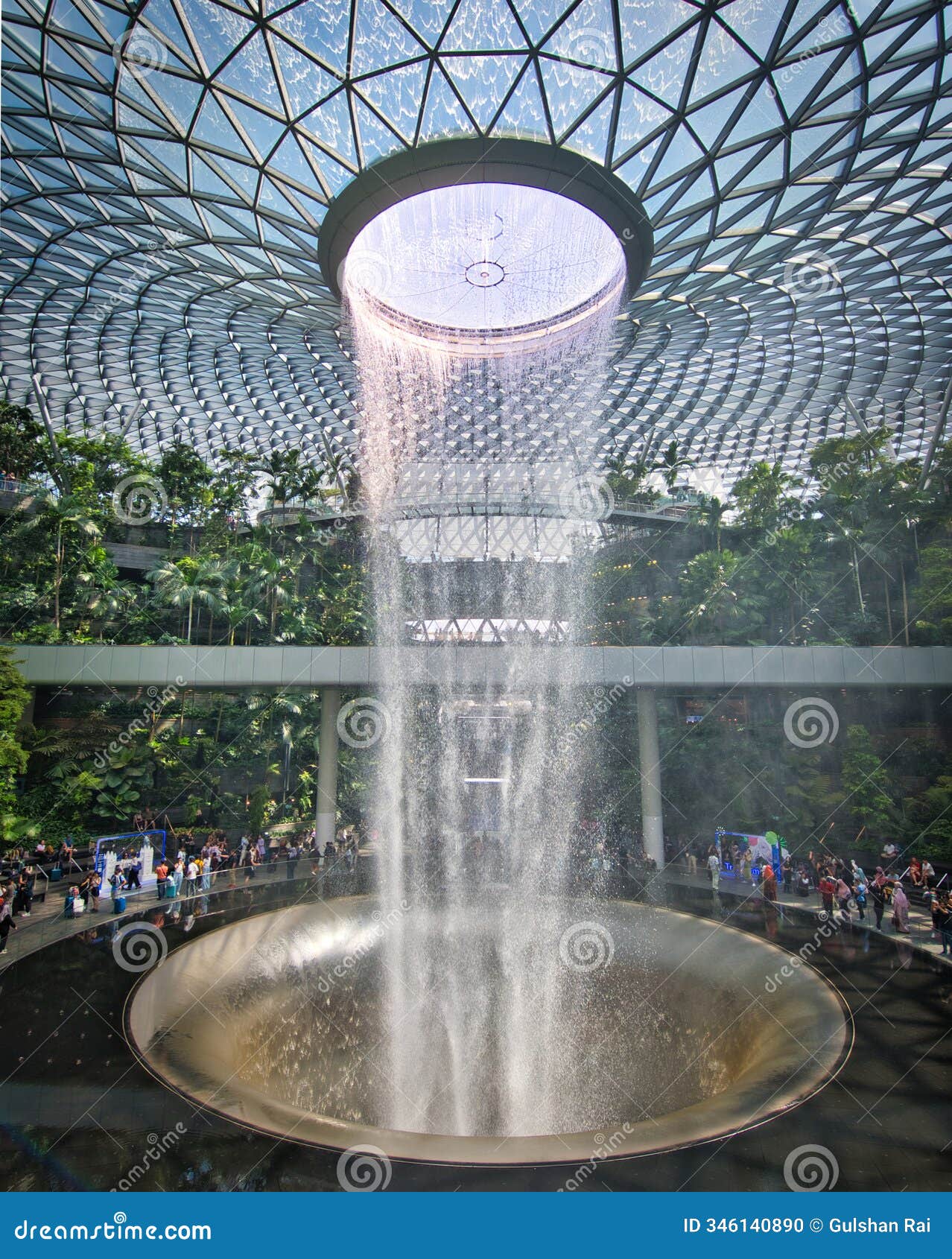 Rain Vortex stock photo. Image of sculpture, marvellous - 346140890