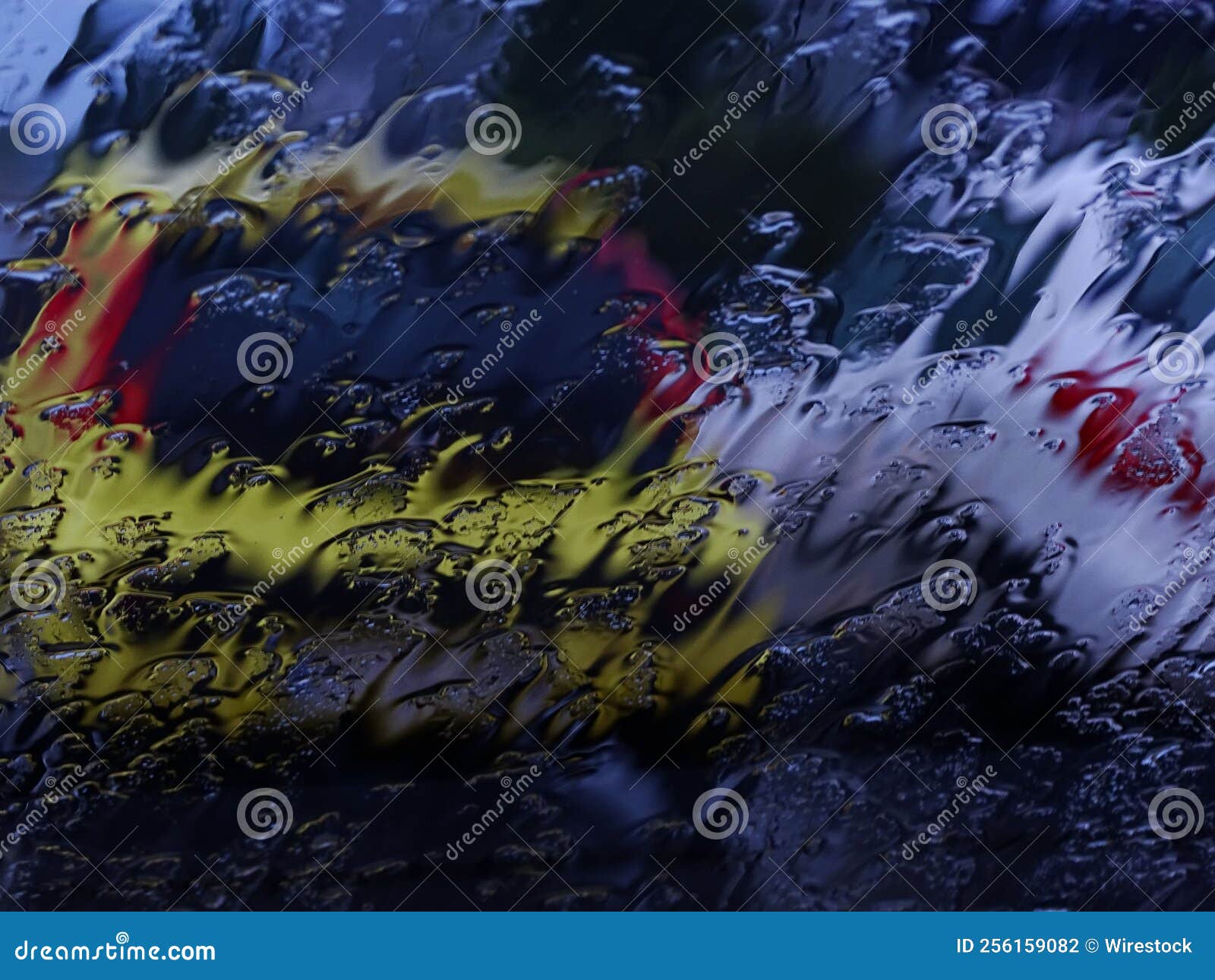 Rain Water Dripping on a Car Window Stock Photo - Image of auto ...