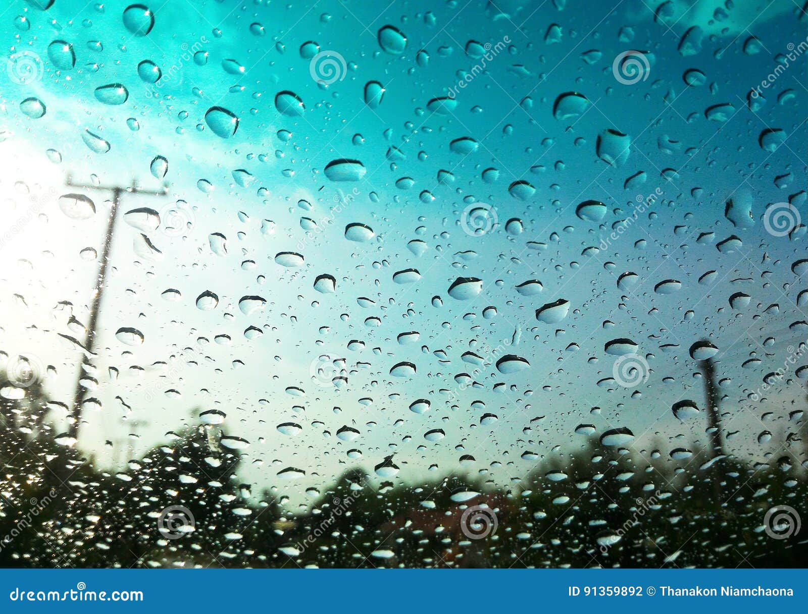 Rain Water Drop on Windshield Stock Photo - Image of jpeg, detail: 91359892