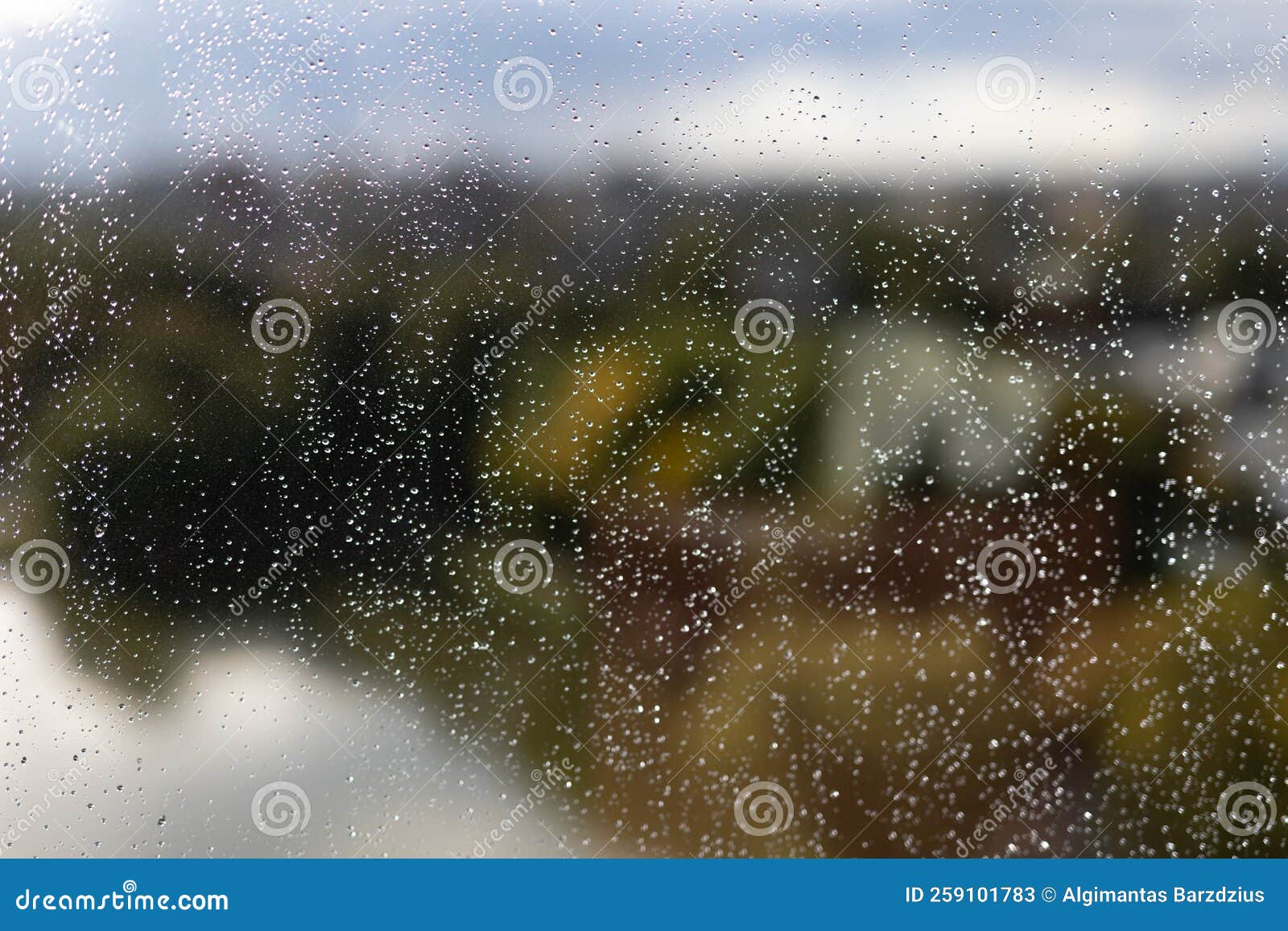 Rain Water Drops on a Glass Surface Background, Abstract Backdrop Stock ...