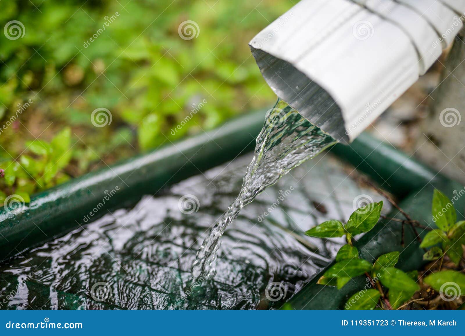 Rain Water Flowing Down a Filter Stock Image - Image of stop, flow ...
