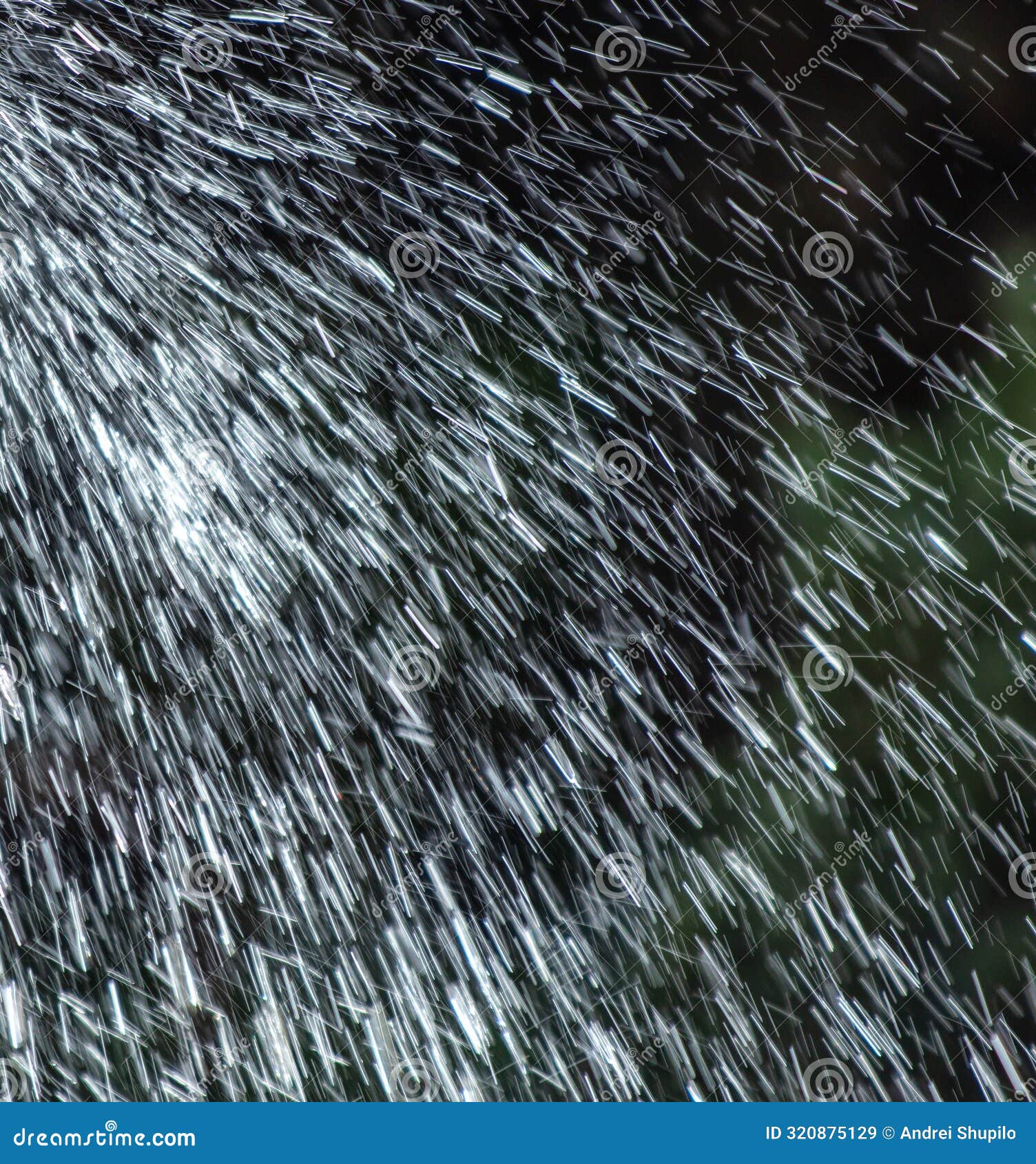 Rain Water Splashes As Abstract Background. Texture Stock Image - Image ...
