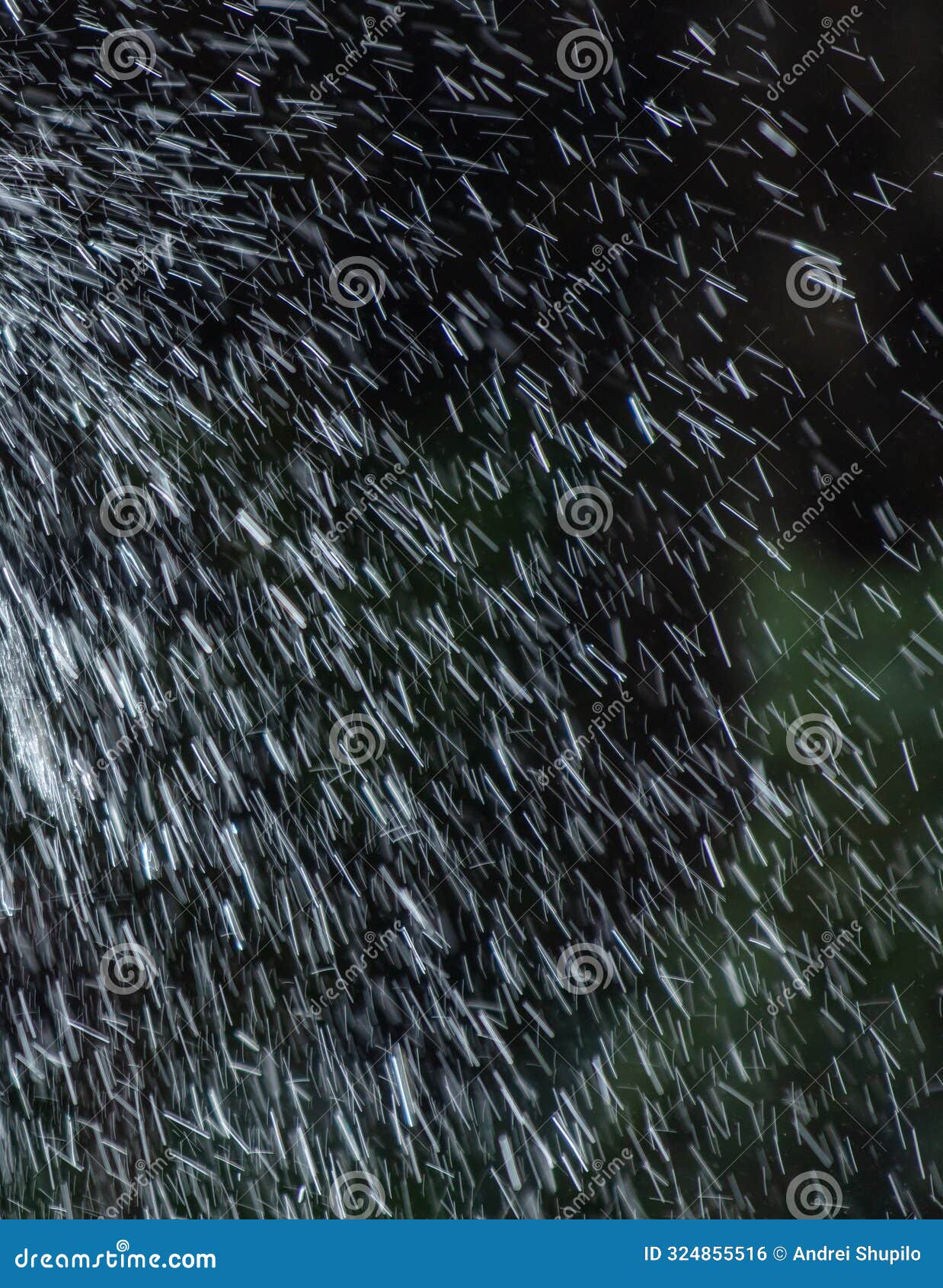 Rain Water Splashes As Abstract Background. Texture Stock Photo - Image ...