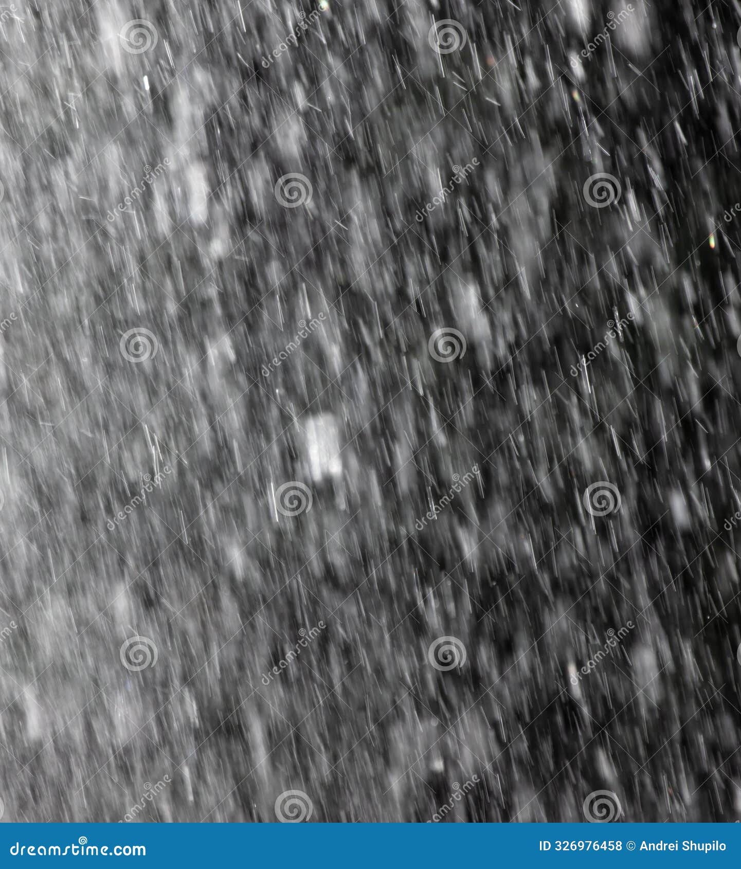 Rain Water Splashes As Abstract Background. Texture Stock Photo - Image ...