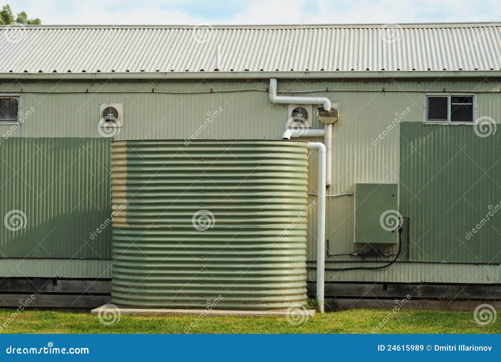Rain water tank stock image. Image of friendly, conservation - 24615989