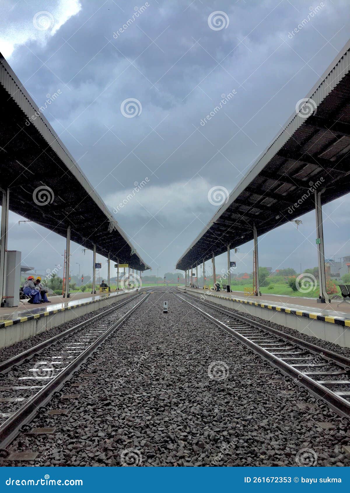 The Rain only Wets for a Moment and Leaves Memories Stock Image - Image ...