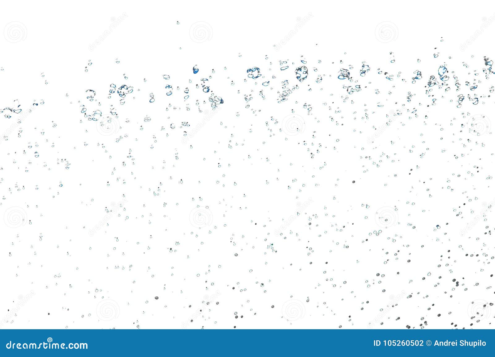 Rain on white background stock photo. Image of perfection - 105260502