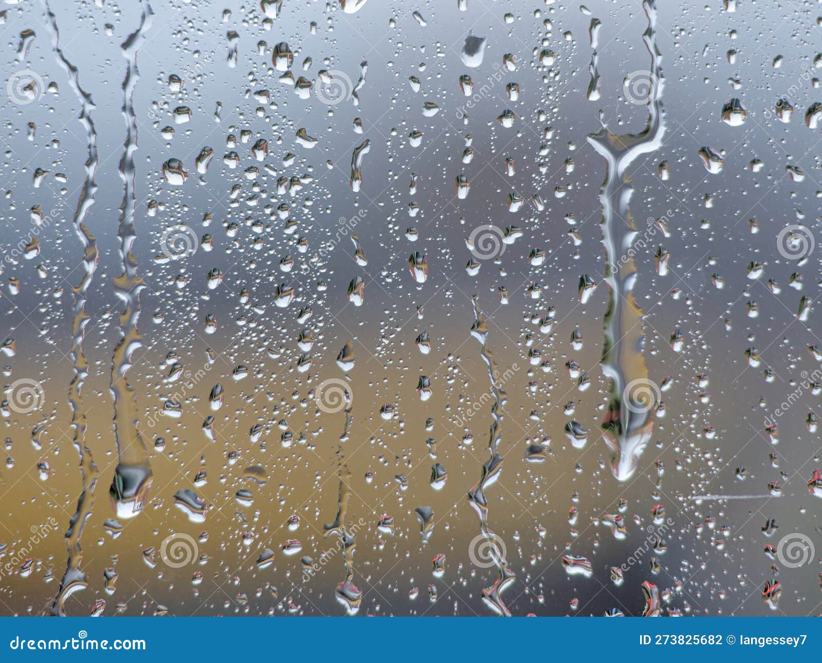 Rain on the window stock photo. Image of blizzard, leaf - 273825682