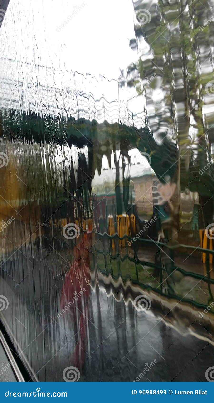 Rain through the window stock image. Image of weather - 96988499