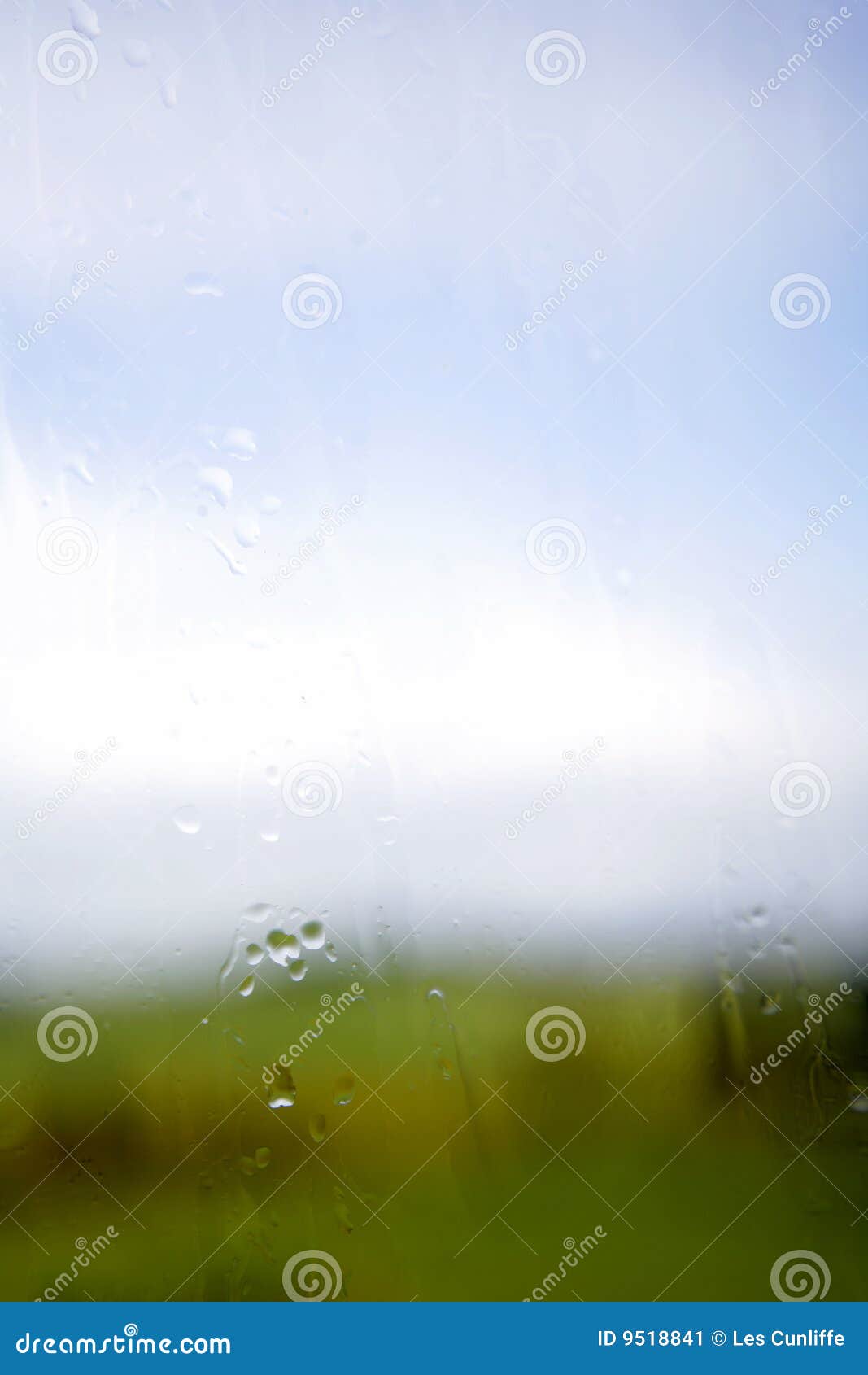Rain on window glass stock image. Image of clear, moist - 9518841