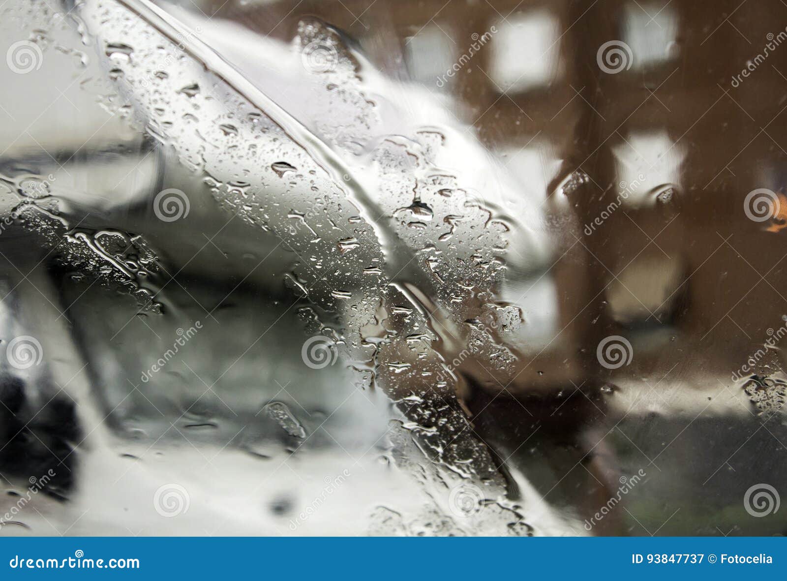 Rain on wiper blades stock image. Image of glass, auto - 93847737