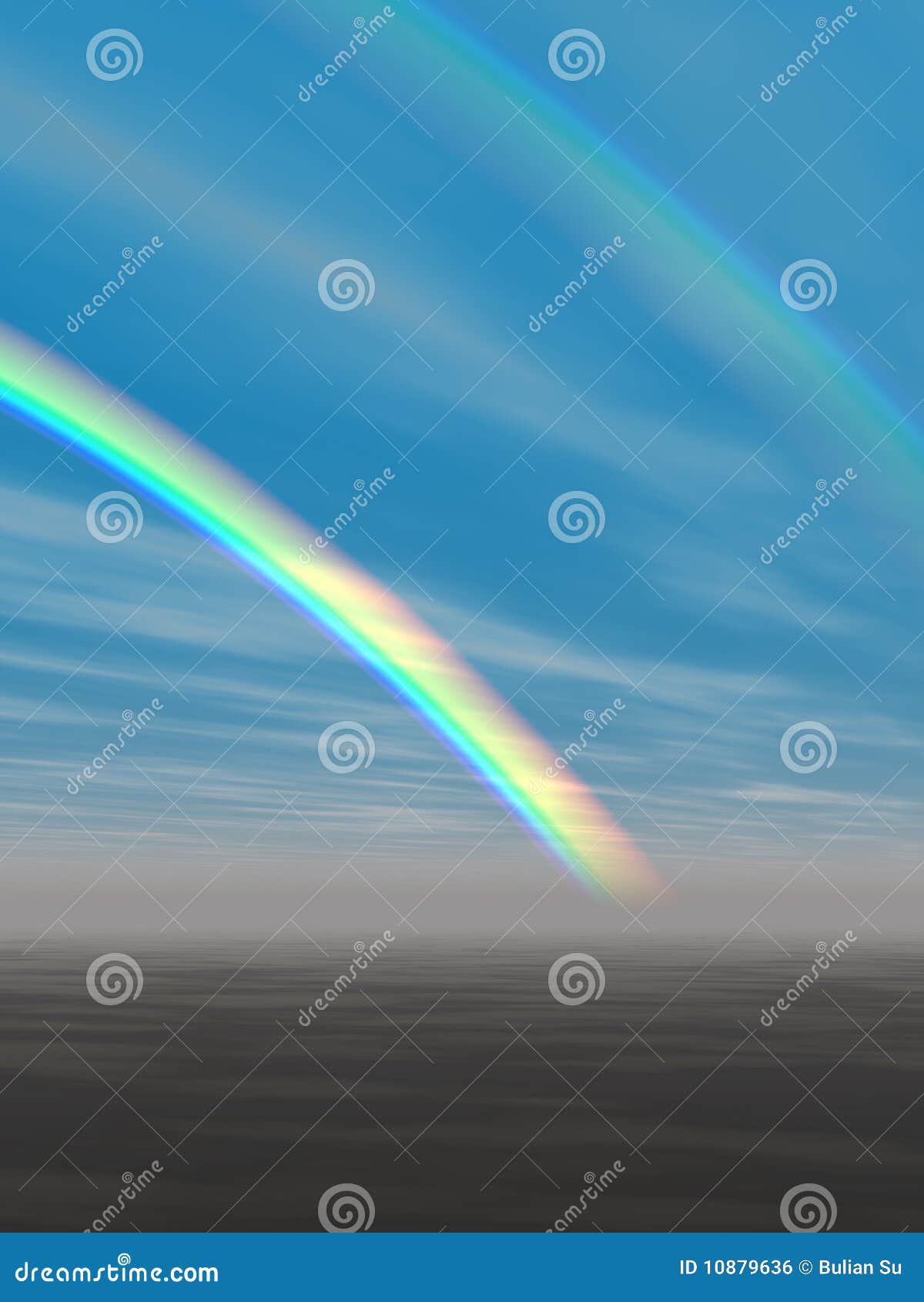 Rainbow stock photo. Image of hope, nature, rural, atmosphere - 10879636